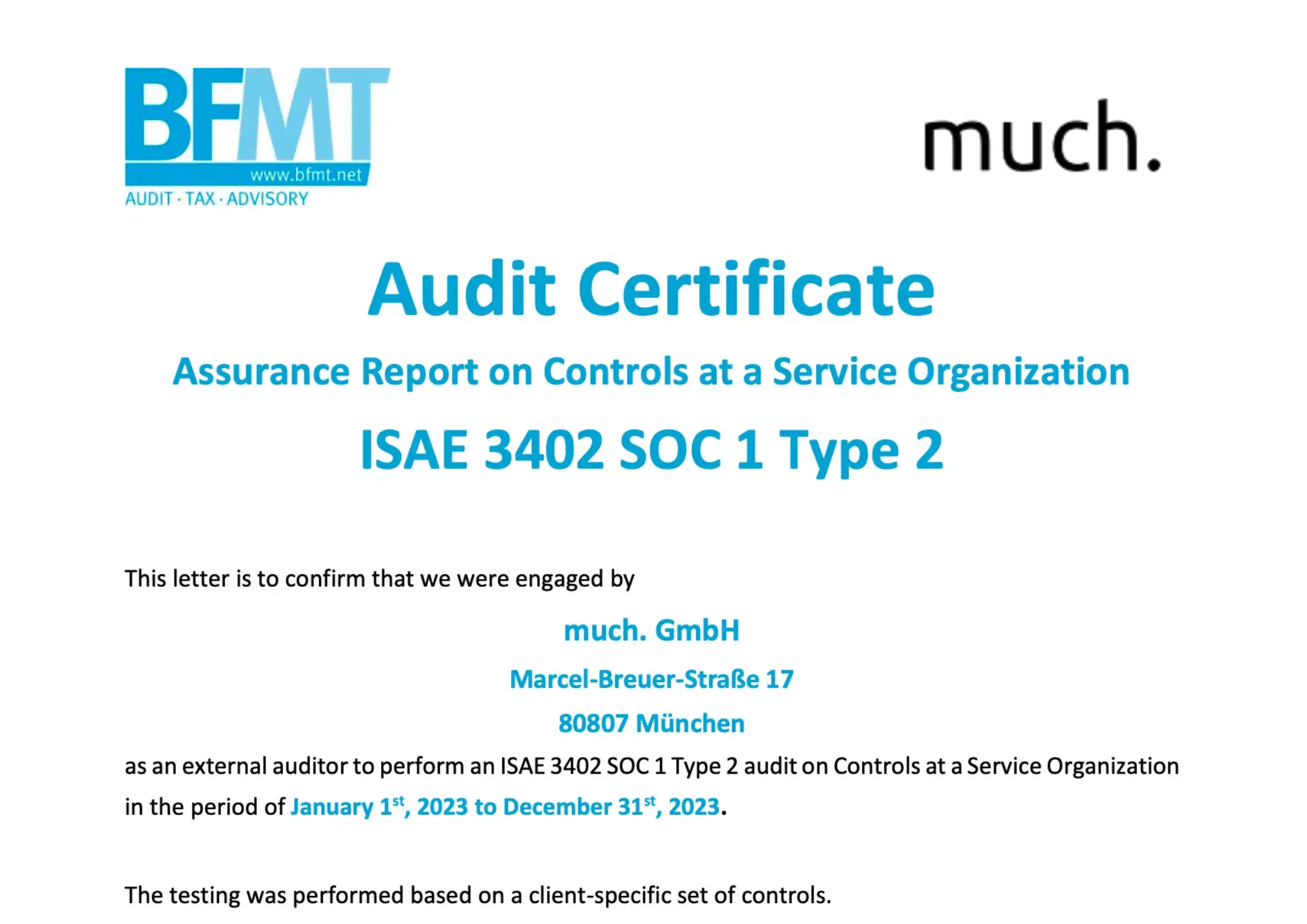 Odoo compliance: much. Consulting is ISAE 3402 certified